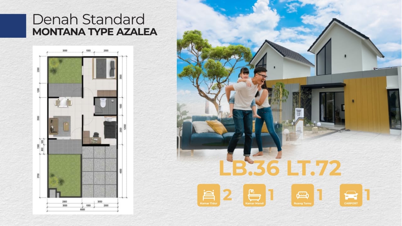 Rumah Type Azalea 36/72